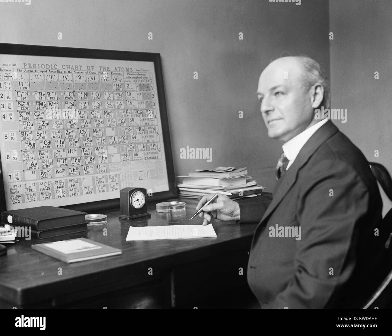Henry D. Hubbard, the designer of the 'Chart of the Atoms,' aka ...
