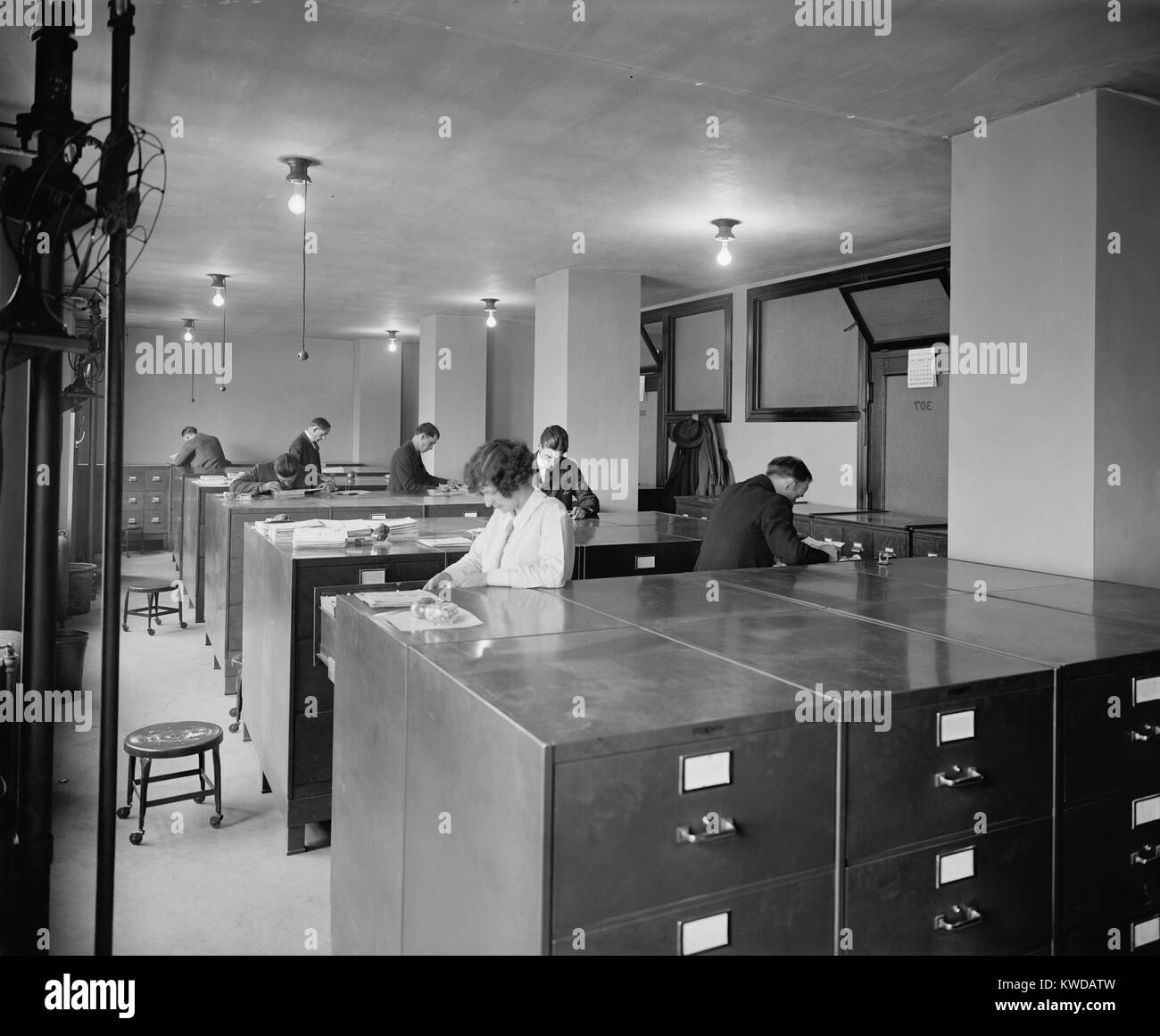 Researchers at the National Bureau of Identification, which became part ...