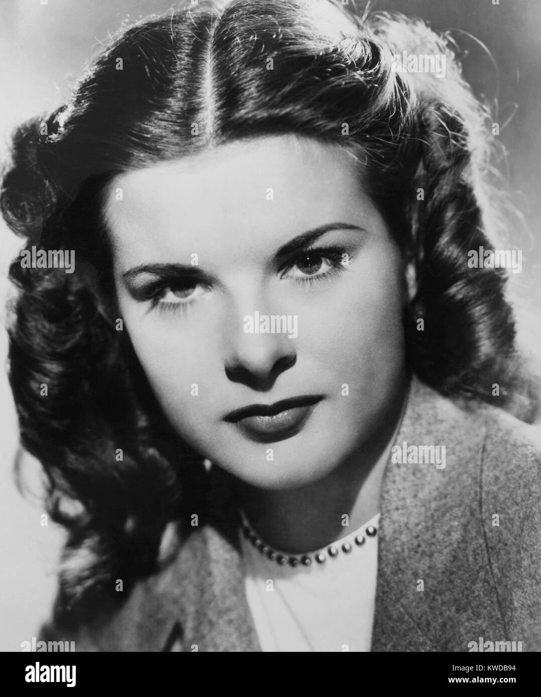 Jean Peters, early 1950s Stock Photo - Alamy