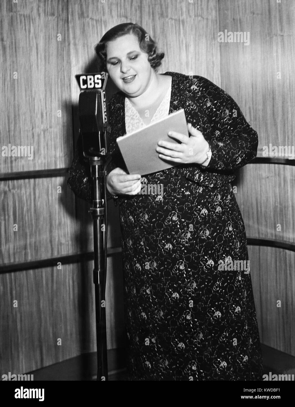 Kate Smith, early 1930s Stock Photo - Alamy