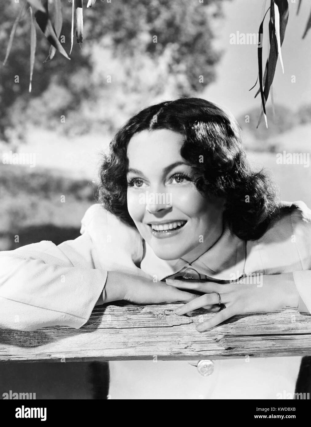 Maureen O'Sullivan, 1939, photo by Clarence Bull Stock Photo - Alamy