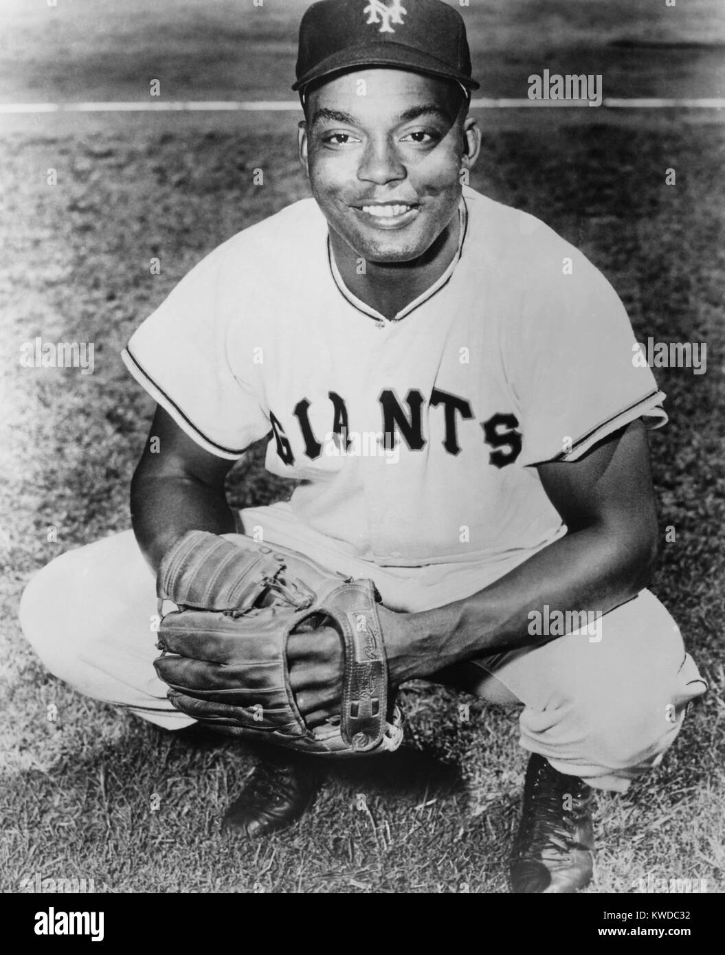 Monte Irvin, outfielder for the New York Giants and Chicago Cubs, 1949 ...