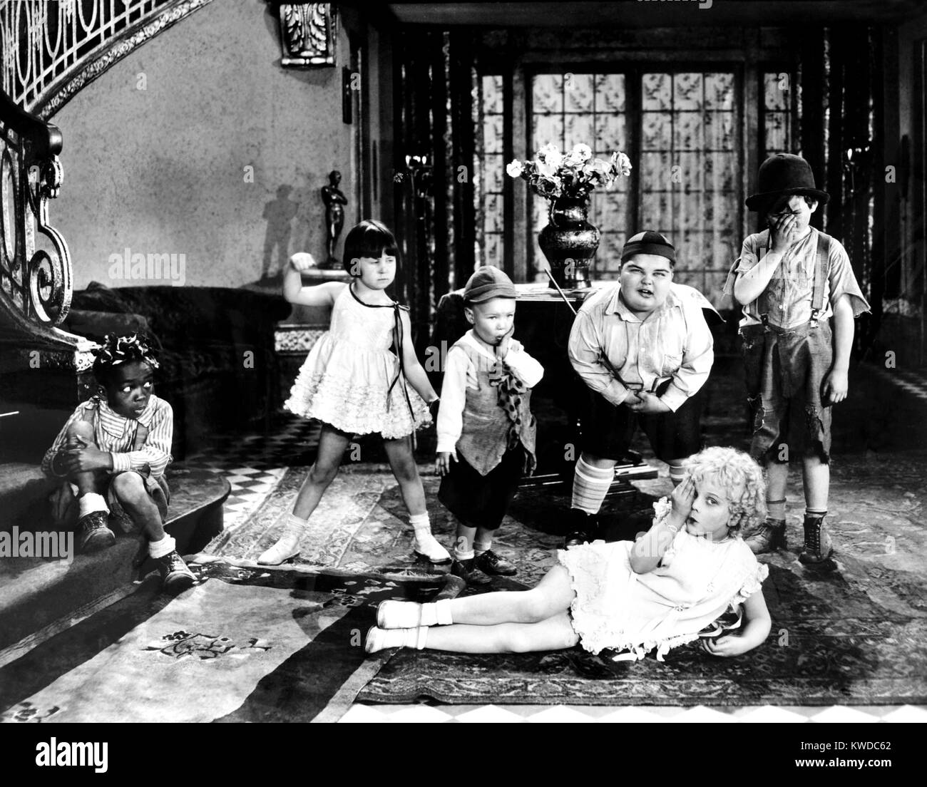 Our Gang, from left: Allen 'Farina' Hoskins, Mary Ann Jackson, Bobby ...
