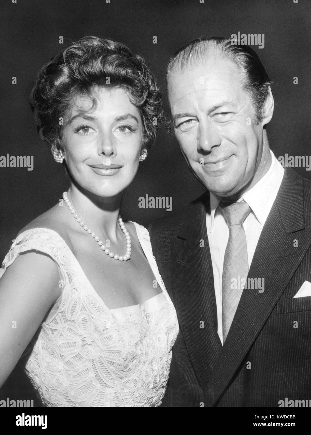 From left: Kay Kendall, Rex Harrison, 1957 Stock Photo - Alamy