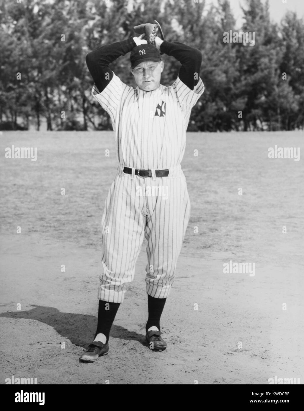 Red Ruffing, New York Yankees pitcher, 1940 Stock Photo - Alamy