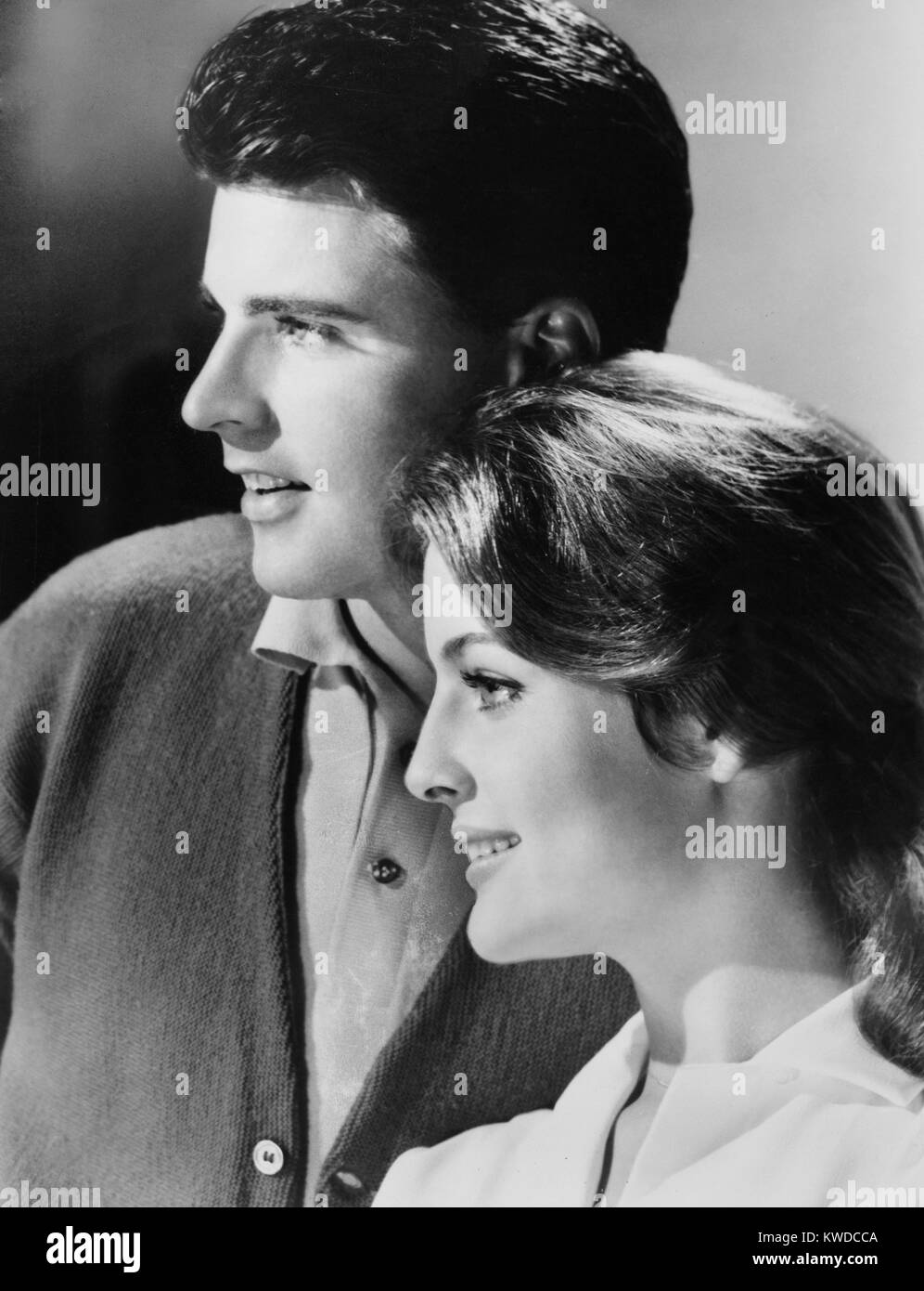 From left: Ricky Nelson, Kris Harmon Nelson, 1966 Stock Photo - Alamy