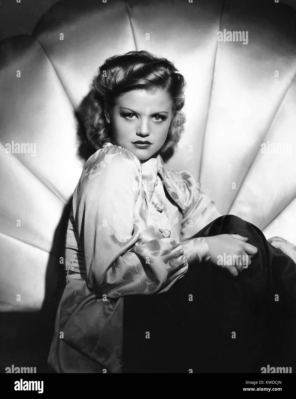 Simone Simon, 1936, photo by Hurrell Stock Photo - Alamy