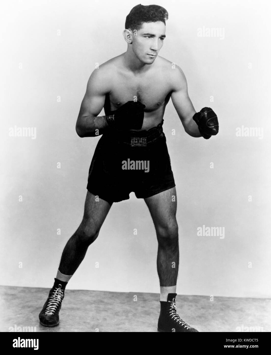Willie Pep, World Featherwight Boxing Champion, 1942-1951 Stock Photo ...