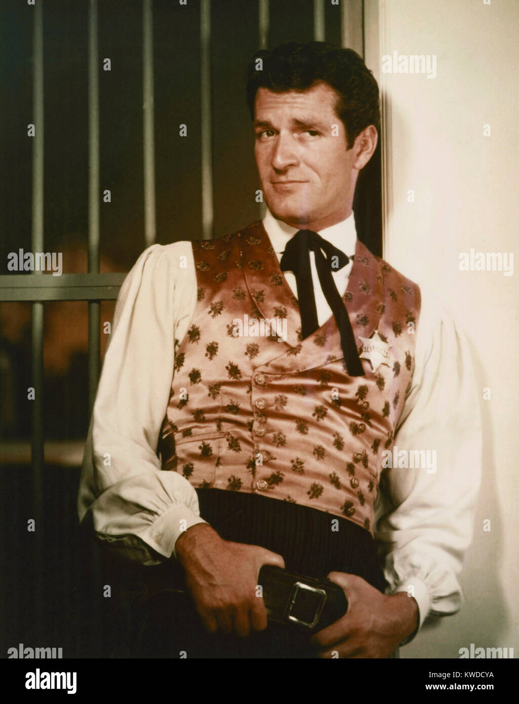 THE LIFE AND LEGEND OF WYATT EARP, Hugh O'Brian, 1955-1961 Stock Photo ...