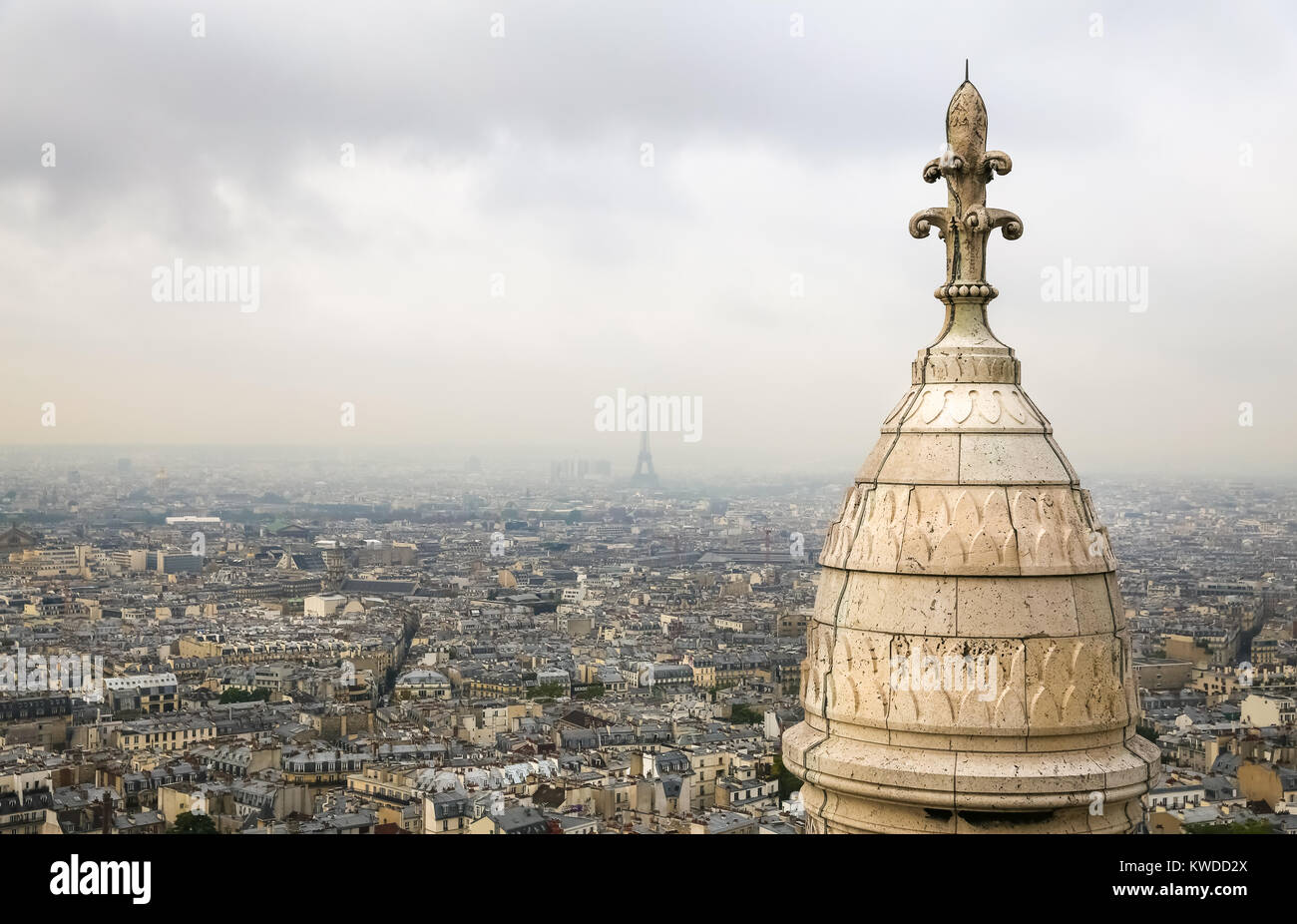 Paris View from Sacre Coeur Basilica in France Stock Photo - Alamy