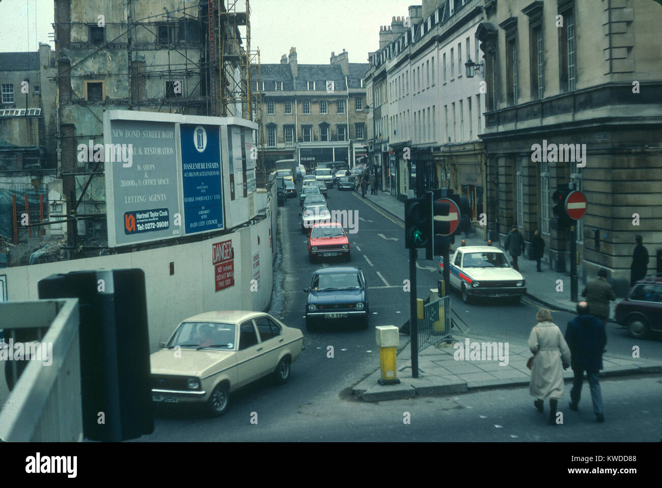 New Bond Street redevelopment Bath city centre, Somerset, England, UK ...