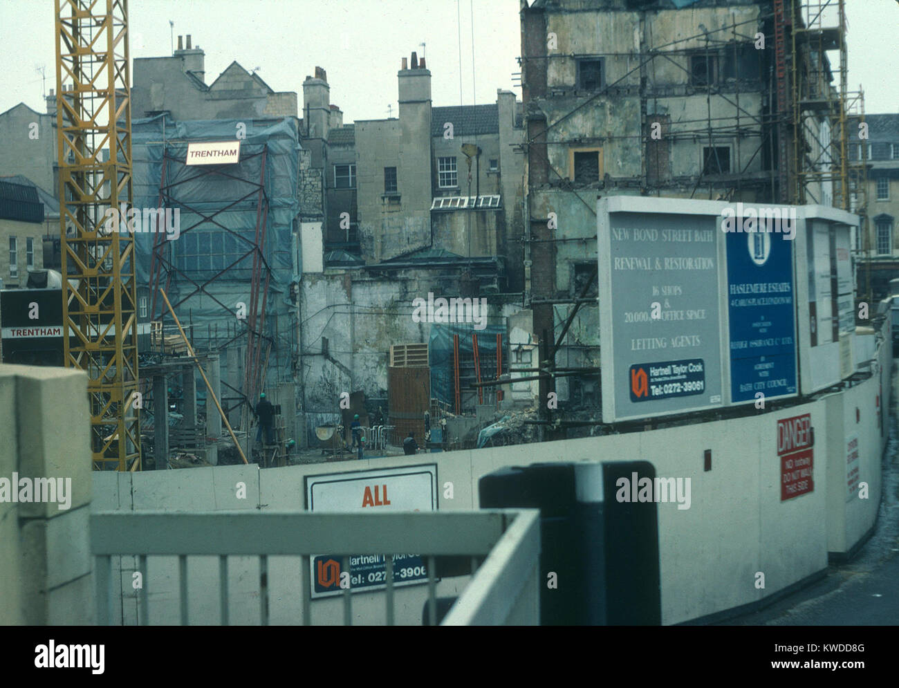 New Bond Street redevelopment Bath city centre, Somerset, England, UK ...
