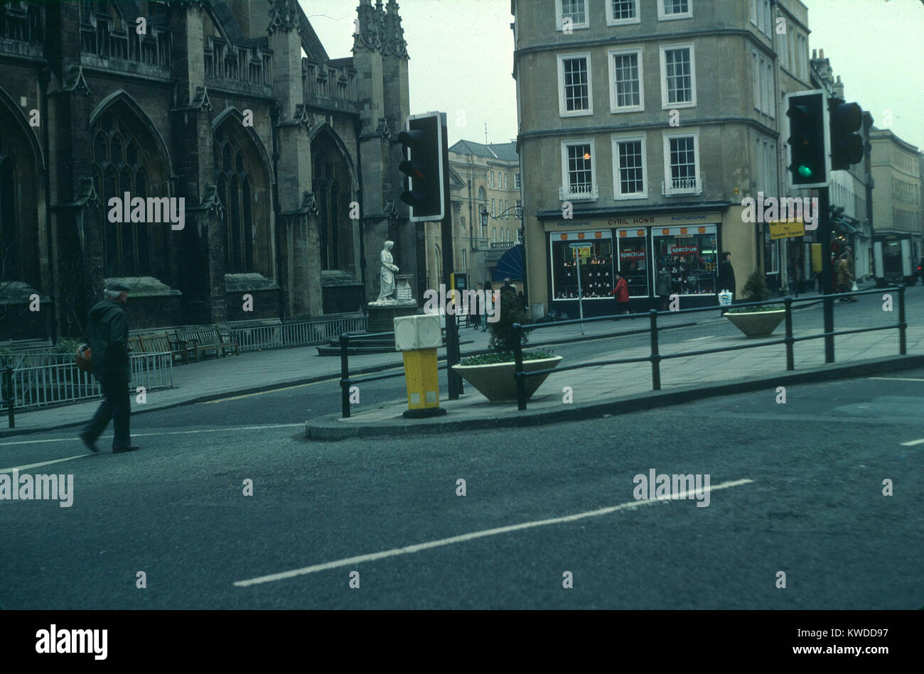Cyril Howes photographic shop, Cheap Street, city centre of Bath ...
