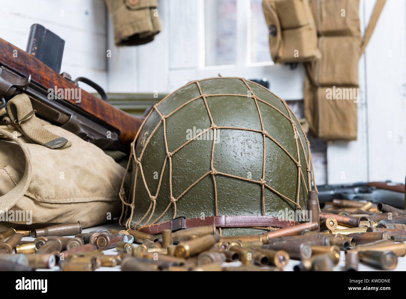 the U.S. military equipment and weapons of World War II Stock Photo - Alamy