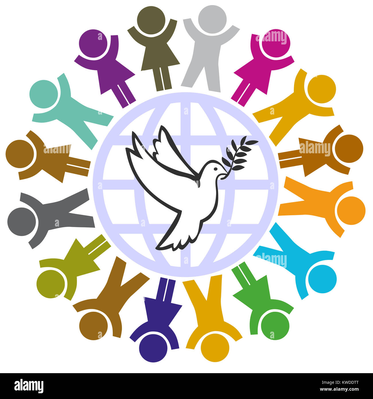 Symbol of hope for a peaceful future hi-res stock photography and ...