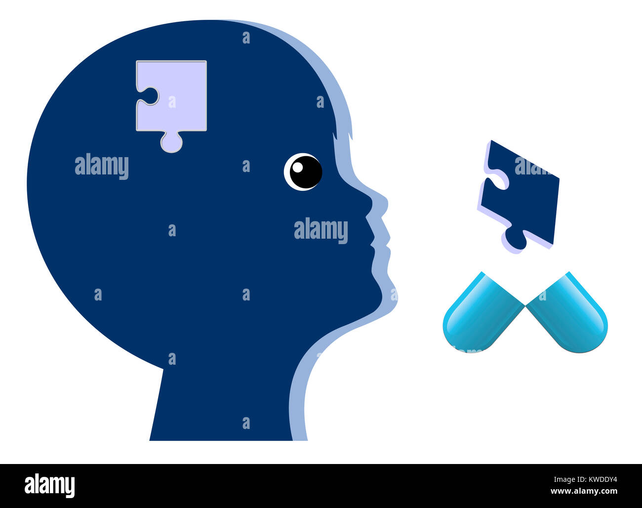 Kid with brain disorder gets medical treatment Stock Photo - Alamy