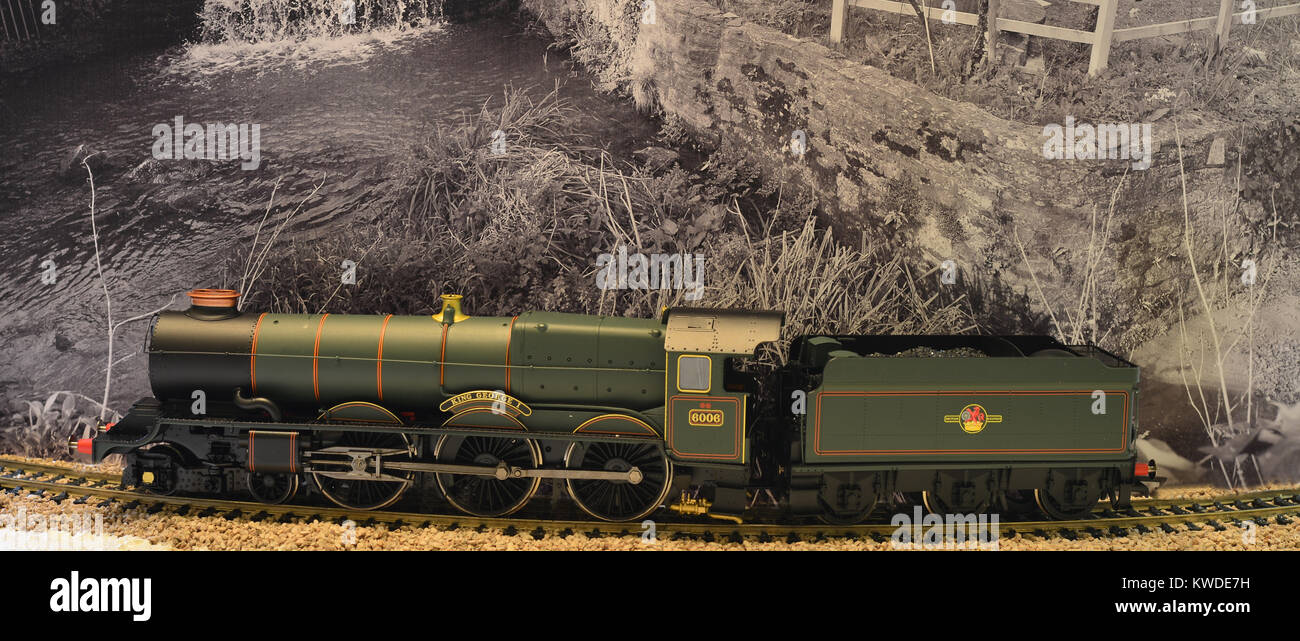 Model of King George I a kings class locomotive Stock Photo - Alamy