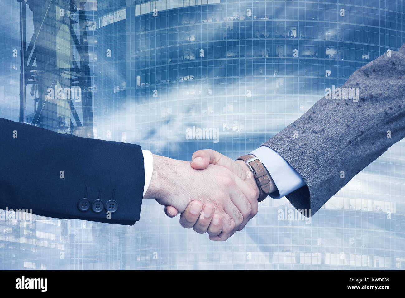 Abstract people shaking hands on hi-res stock photography and images ...