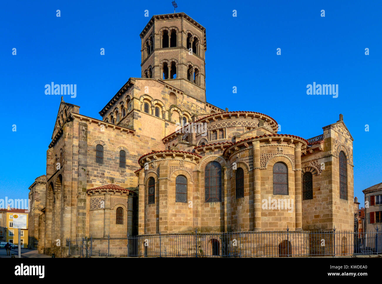 Issoire. Roman church of Saint-Austremoine d'Issoire, Puy de Dome ...
