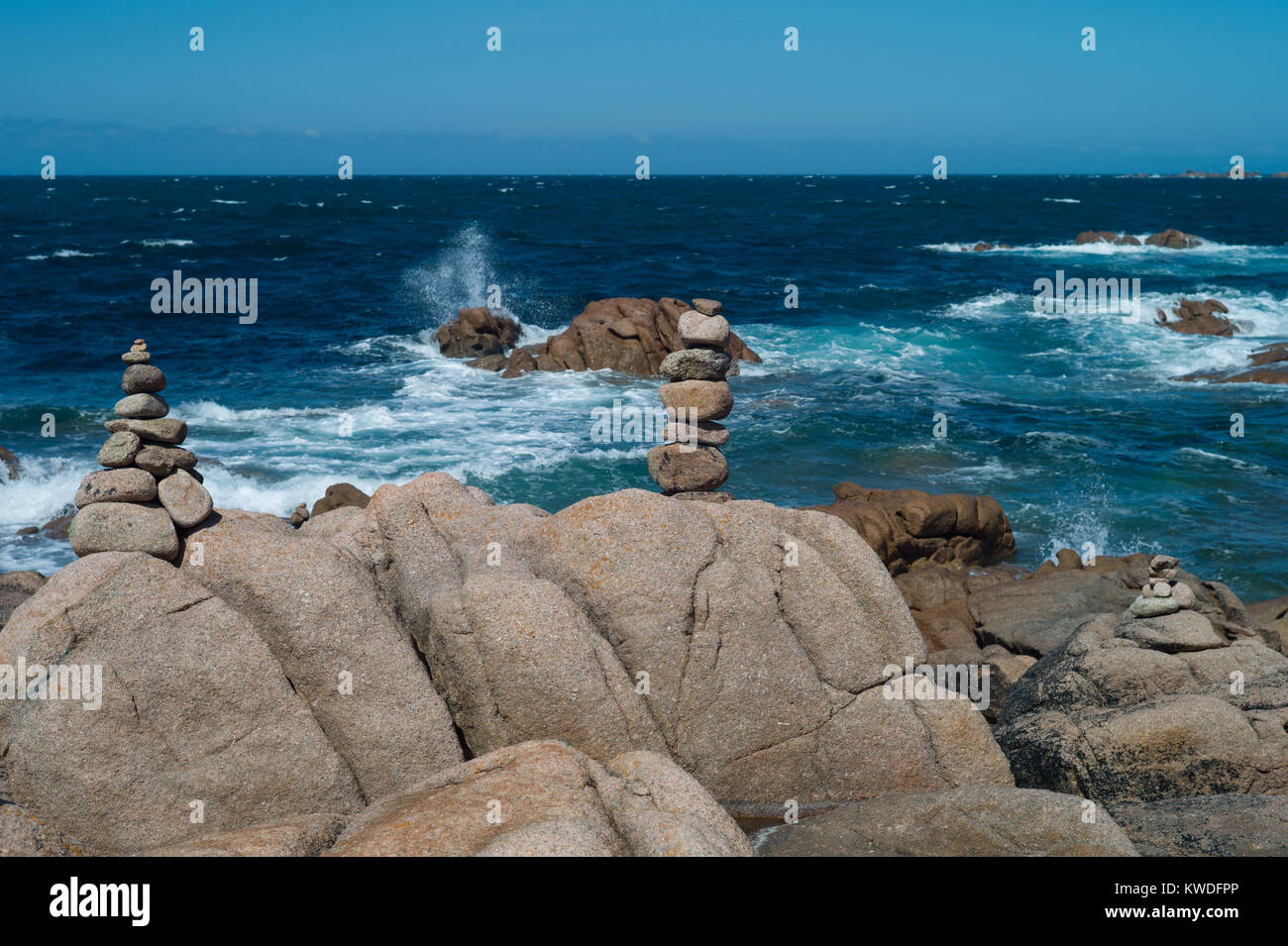 English cemetery in death coast, galicia, Spain Stock Photo - Alamy