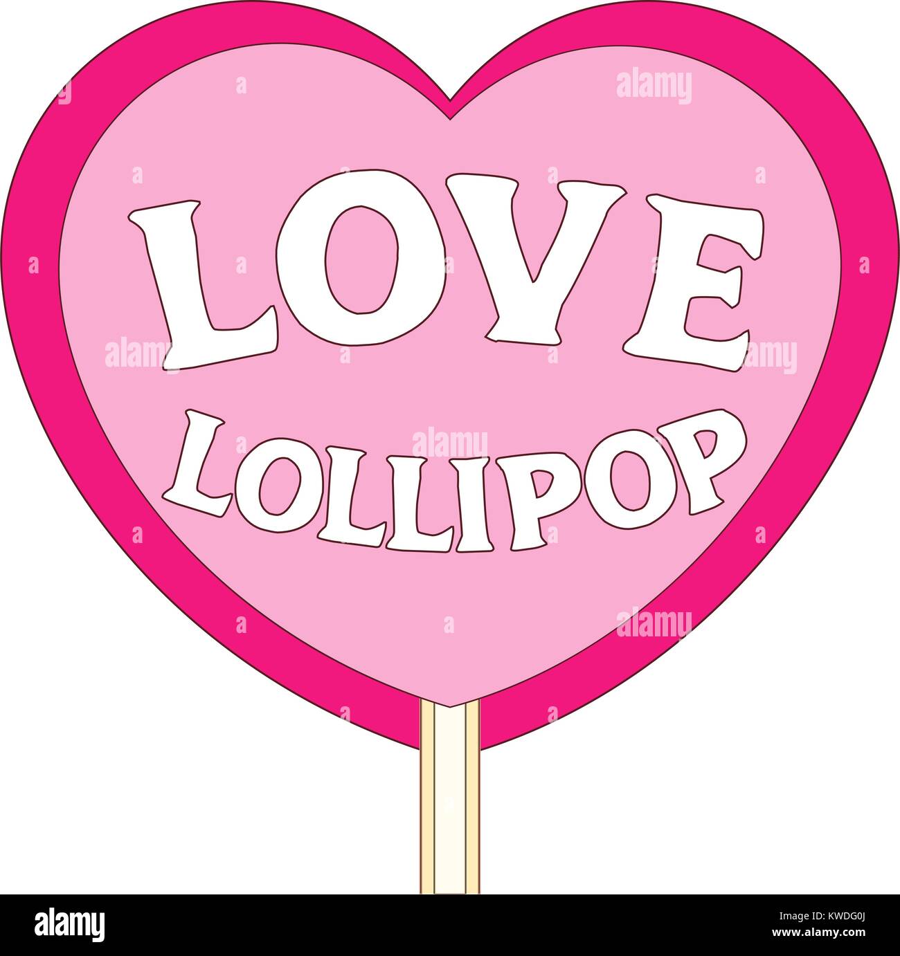 Love lollipop colorful poster Stock Vector Image & Art - Alamy