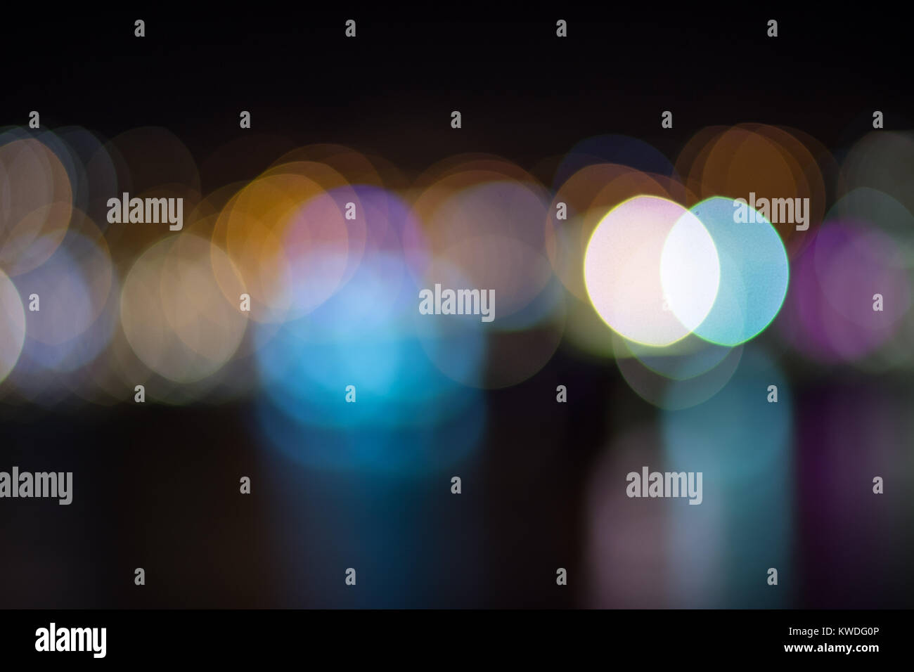 Abstract background blue glowing orbs hi-res stock photography and ...