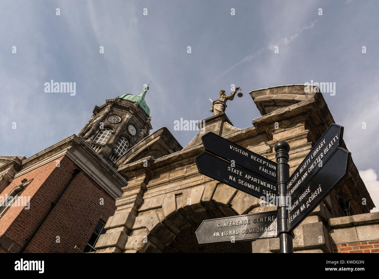 Dublin Castle Hall. Dublin. Ireland Stock Photo - Alamy