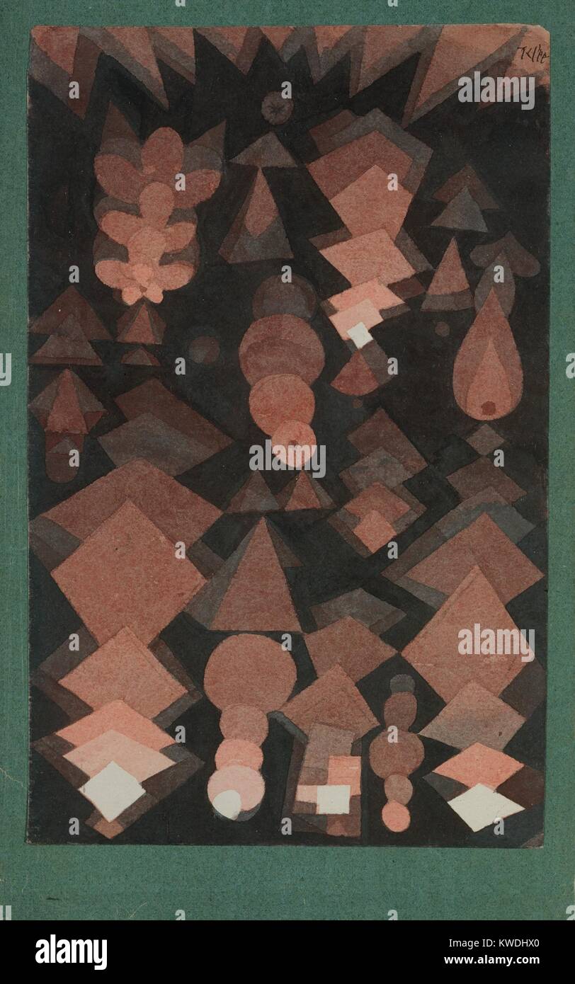 SUSPENDED FRUIT, by Paul Klee, 1921, Swiss drawing, watercolor and ...