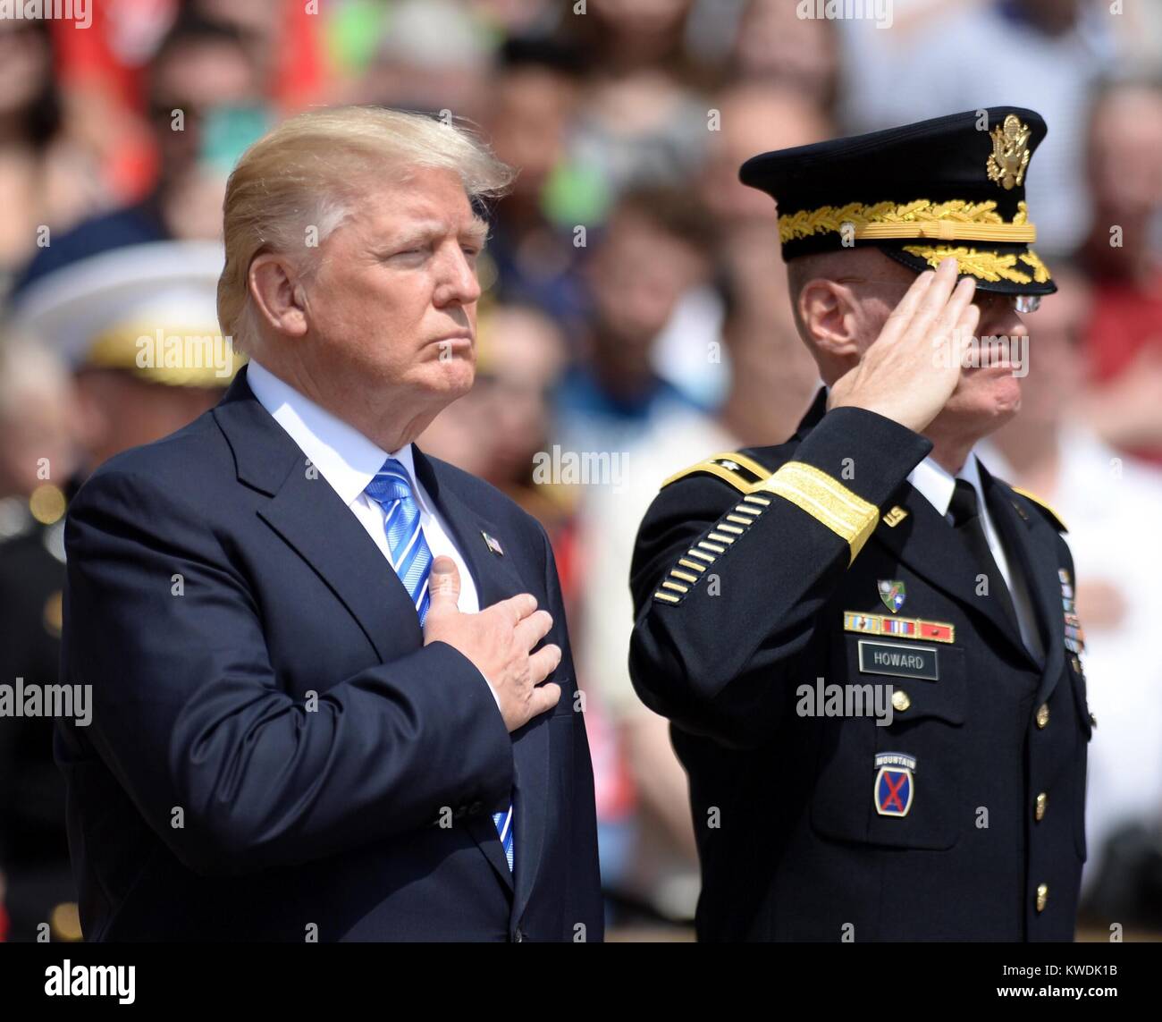 Trump military uniform hi-res stock photography and images - Alamy