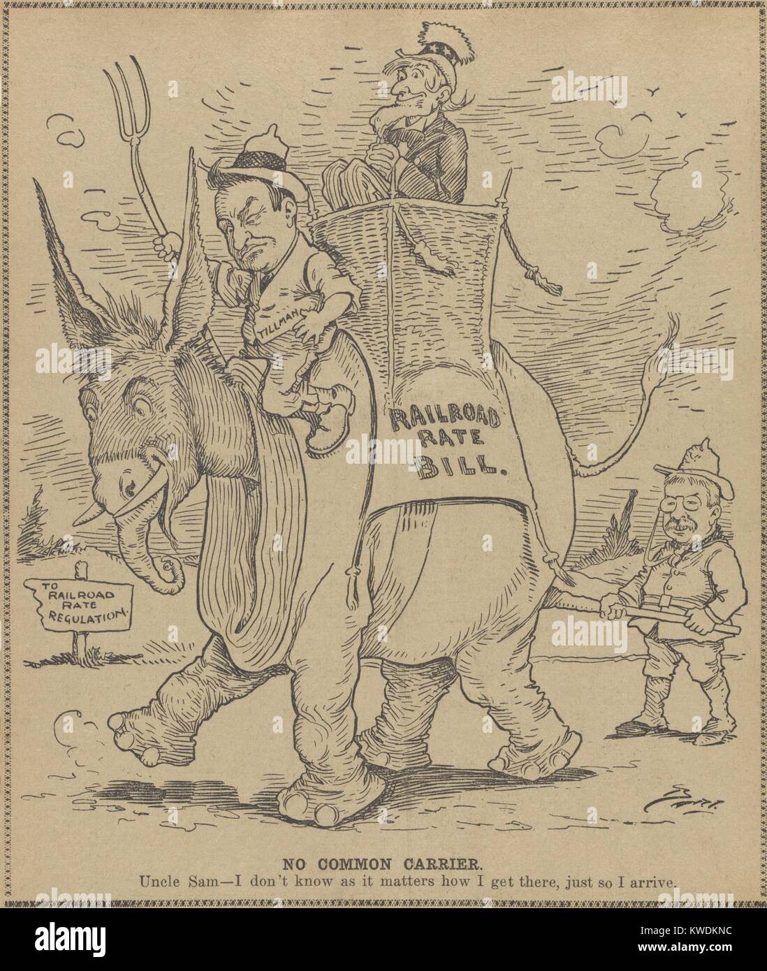 Capitalism cartoon uncle sam hi-res stock photography and images - Alamy