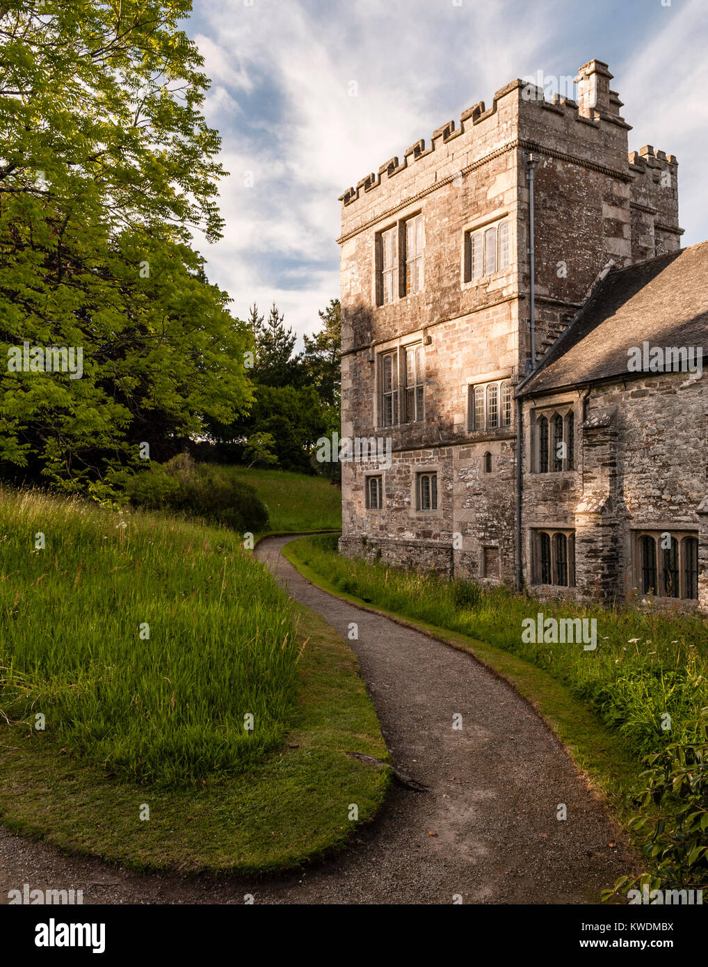 Cotehele, Saltash, Cornwall, UK. A largely unaltered Tudor house dating ...