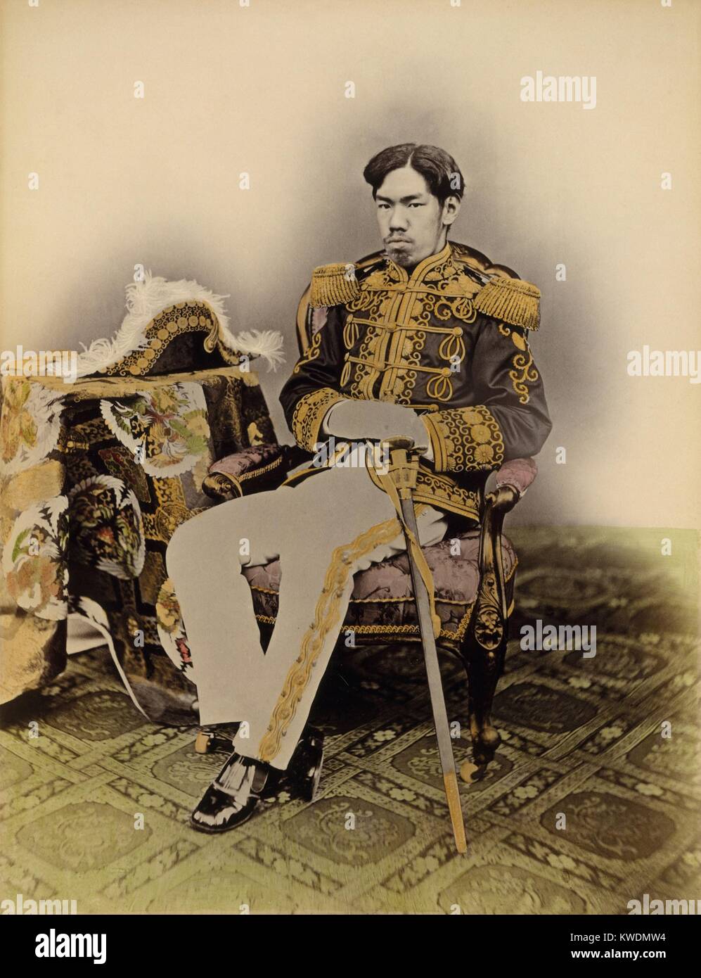 Portrait of emperor meiji hi-res stock photography and images - Alamy