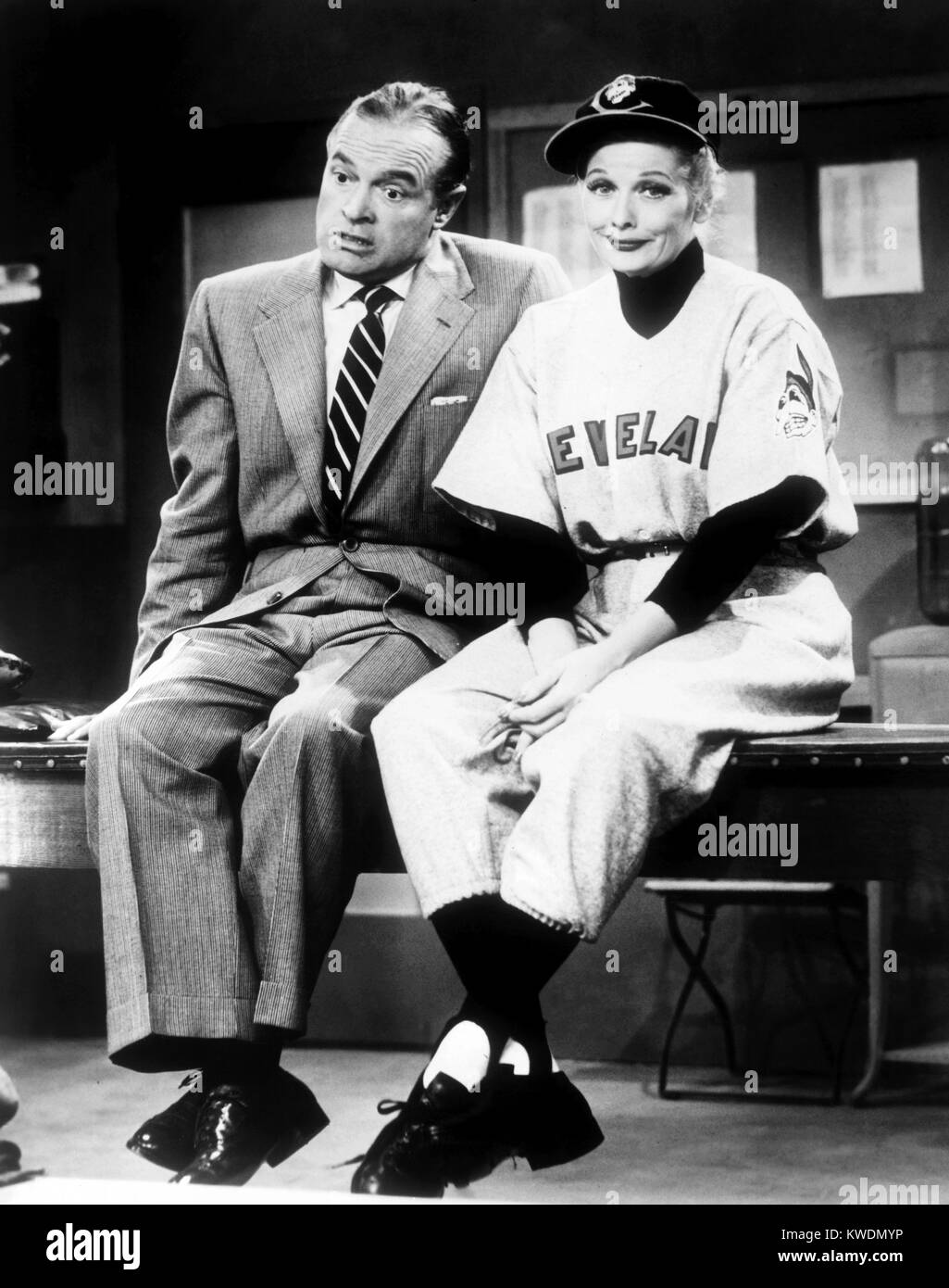 I LOVE LUCY, from left, Bob Hope, Lucille Ball, 'Lucy and Bob Hope ...