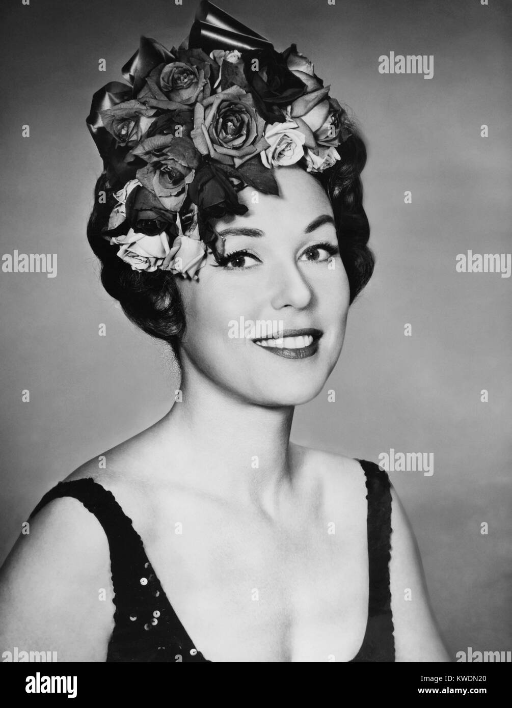 TOURNAMENT OF ROSES PARADE, Bess Myerson, 1961 Stock Photo - Alamy