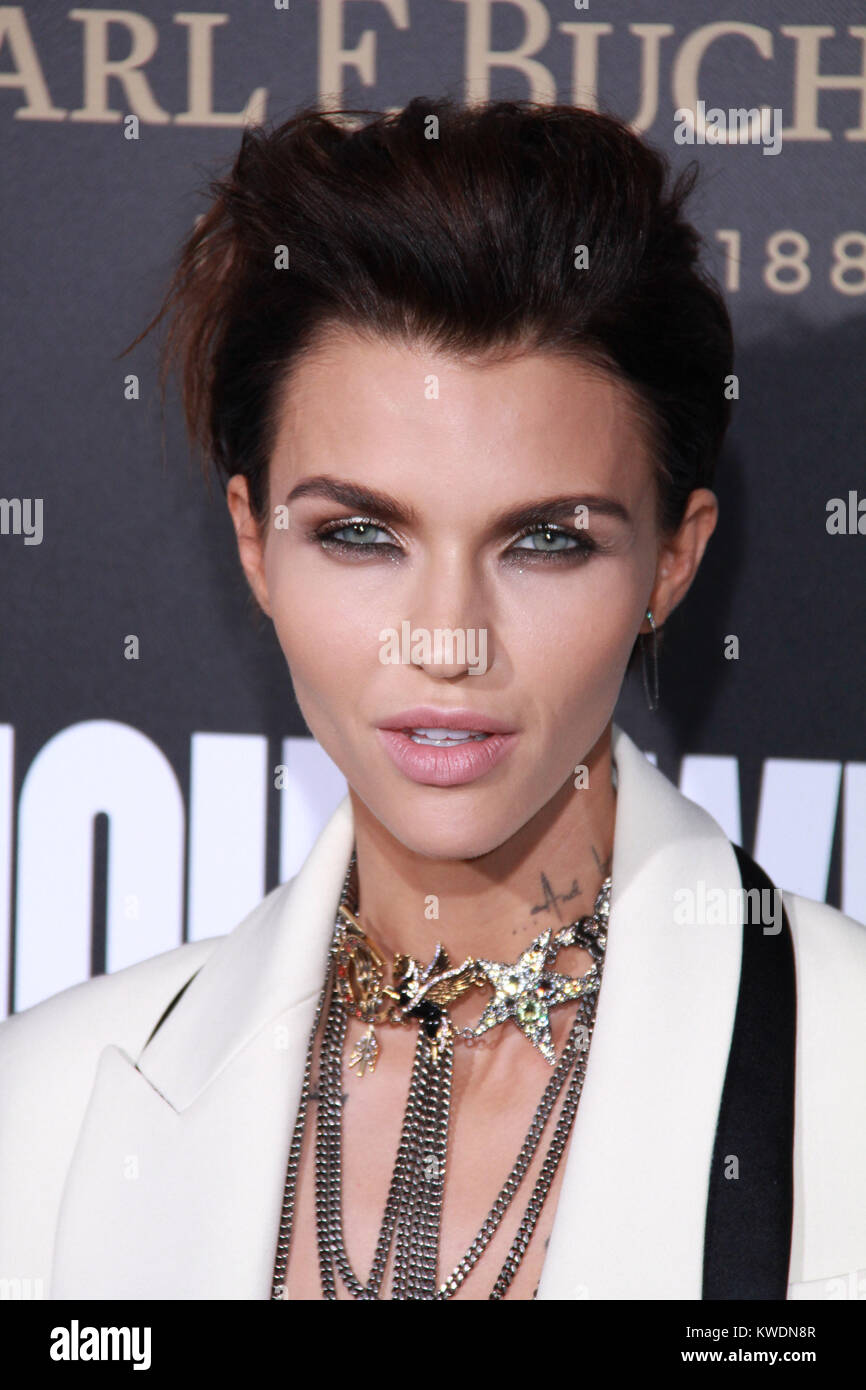 Los Angeles, CA, USA. Ruby Rose at 'John Wick: Chapter 2' Los Angeles ...