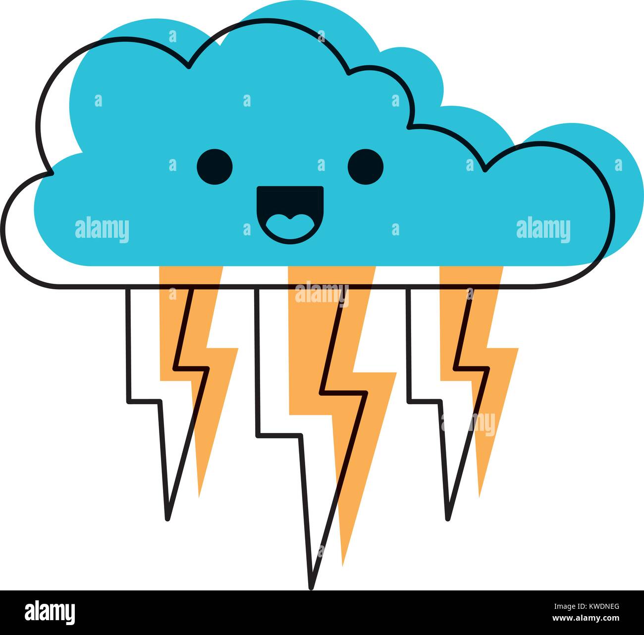 Japanese lightning Stock Vector Images - Alamy
