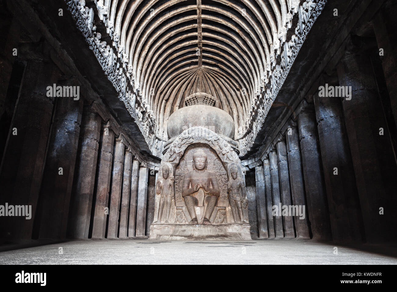 Ellora caves hi-res stock photography and images - Alamy