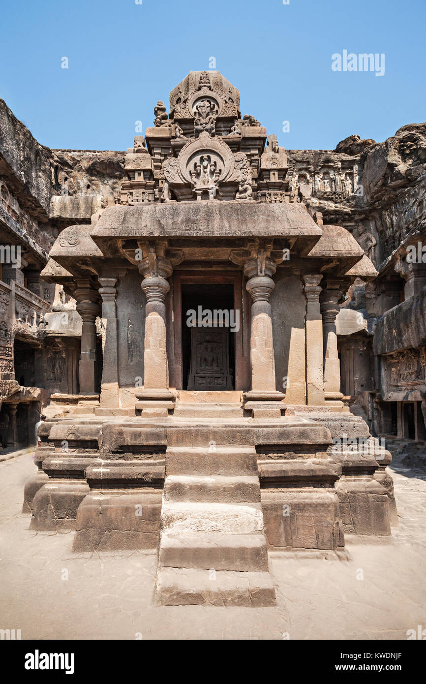 Ellora caves near Aurangabad, Maharashtra state in India Stock Photo ...