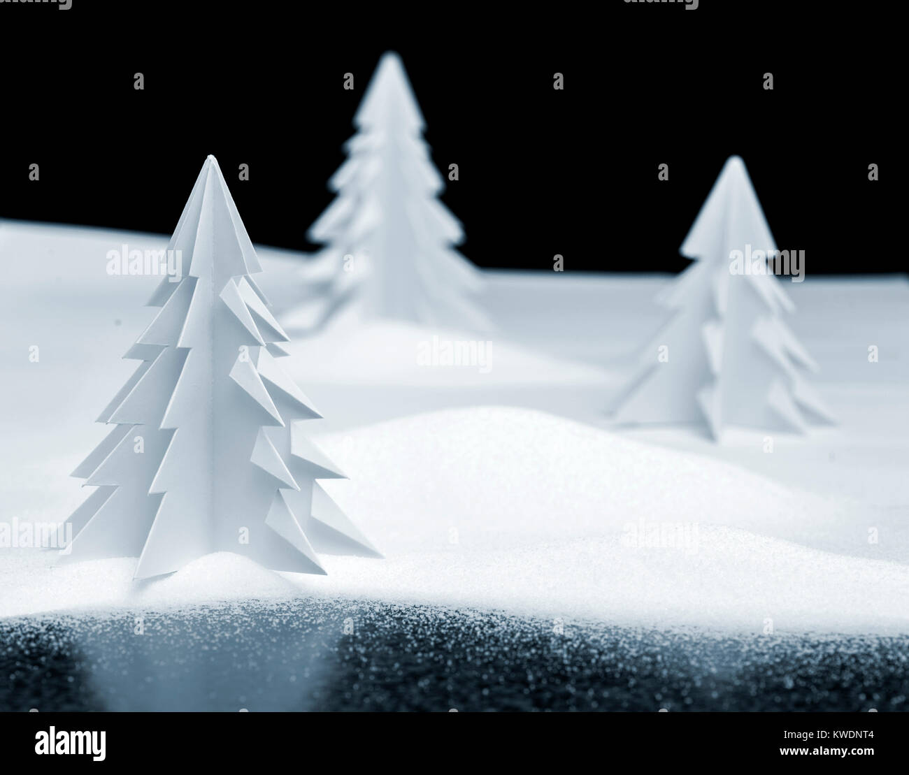 Christmas background 3d trees on hi-res stock photography and images ...