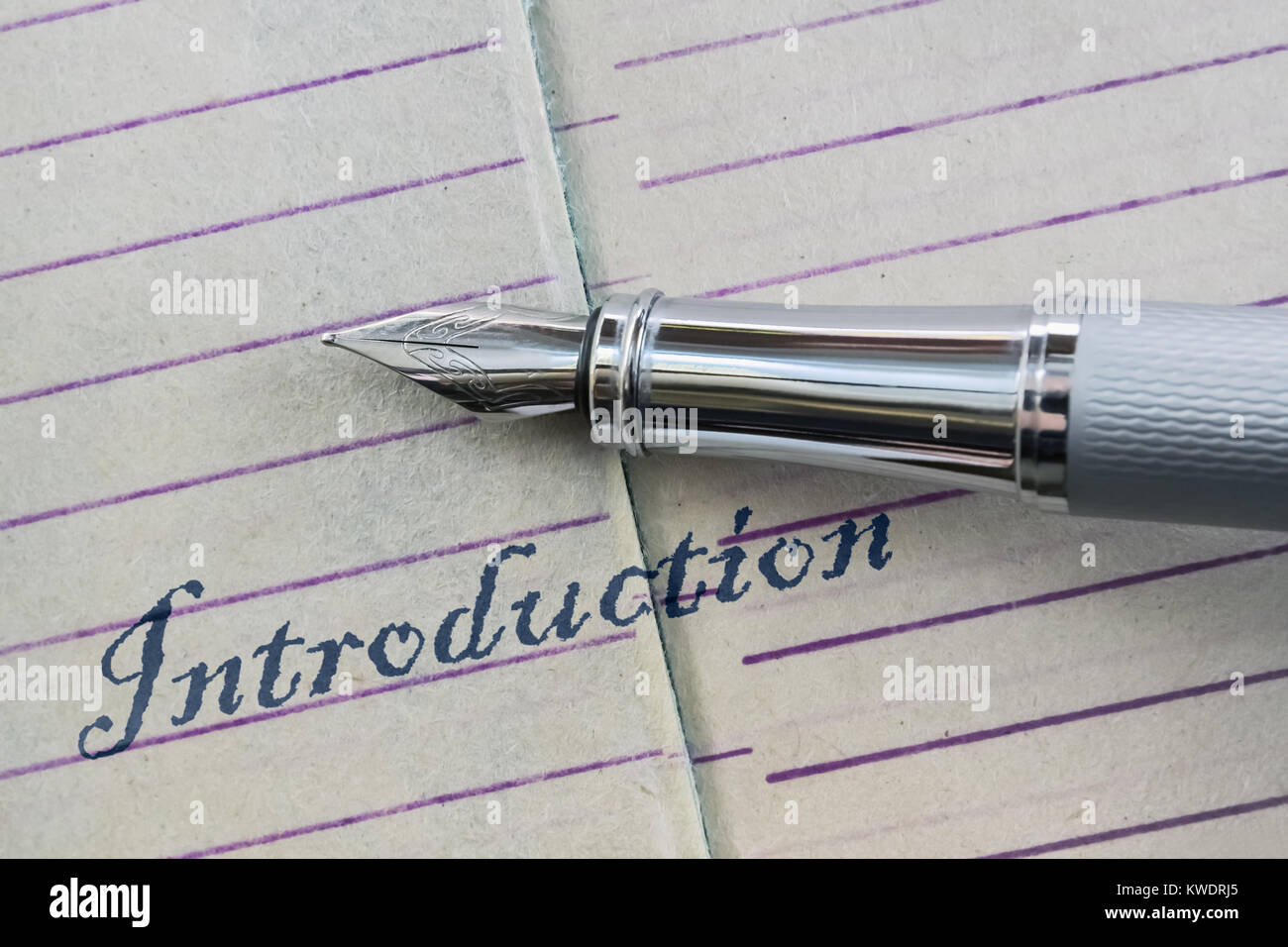 Word introduction" hi-res stock photography and images - Alamy