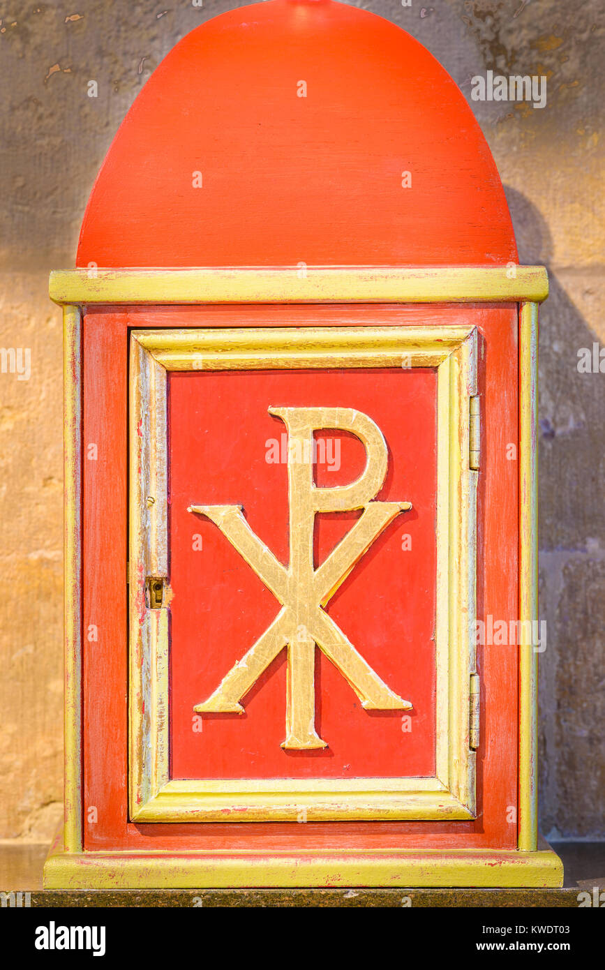 Tabernacle in the shrine to St Hugh at the christian cathedral built by ...
