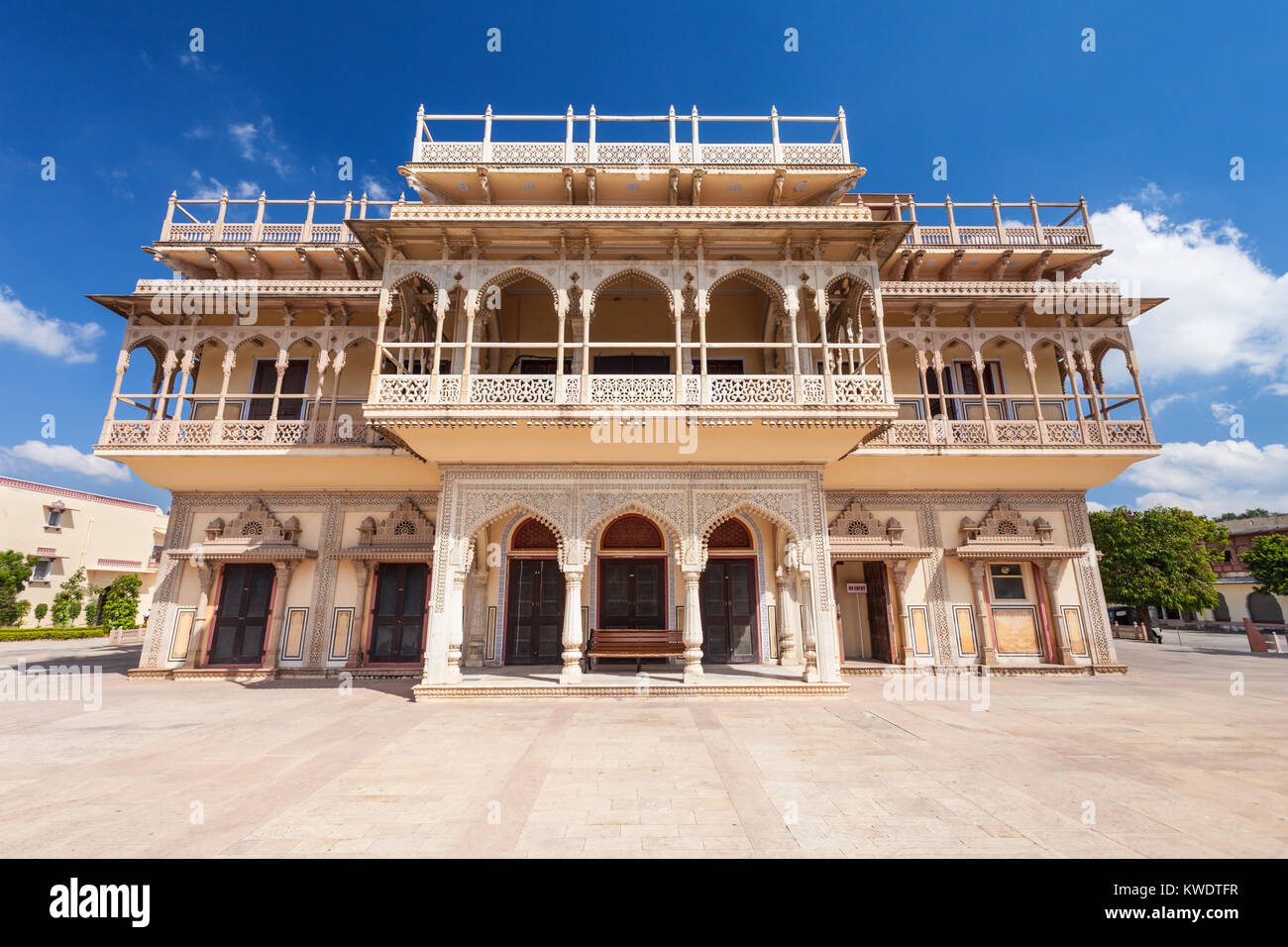 Mubarak Mahal Palace (City Palace) in Jaipur, India Stock Photo - Alamy