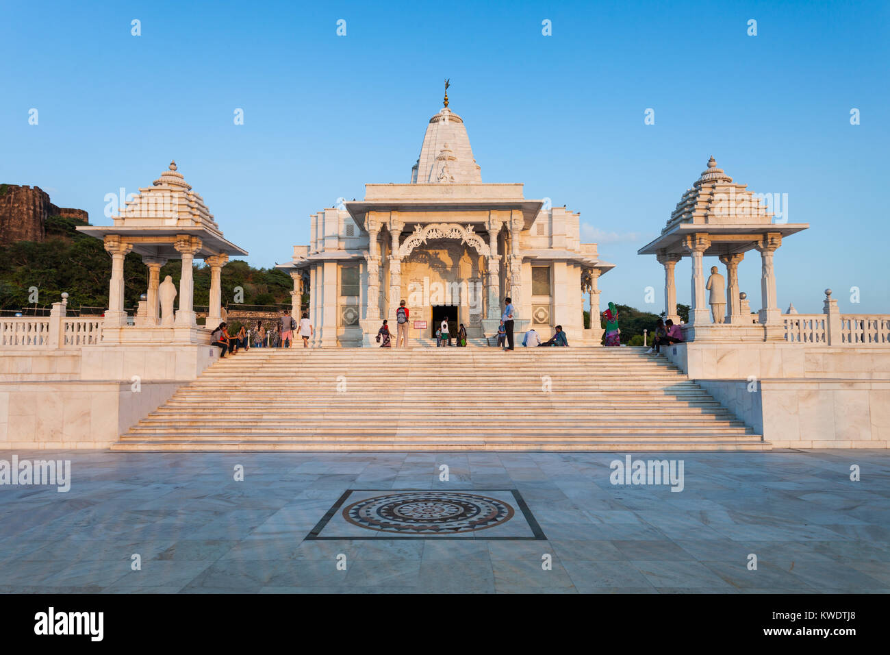 Birla Mandir (Laxmi Narayan) is a Hindu temple in Jaipur, India Stock ...