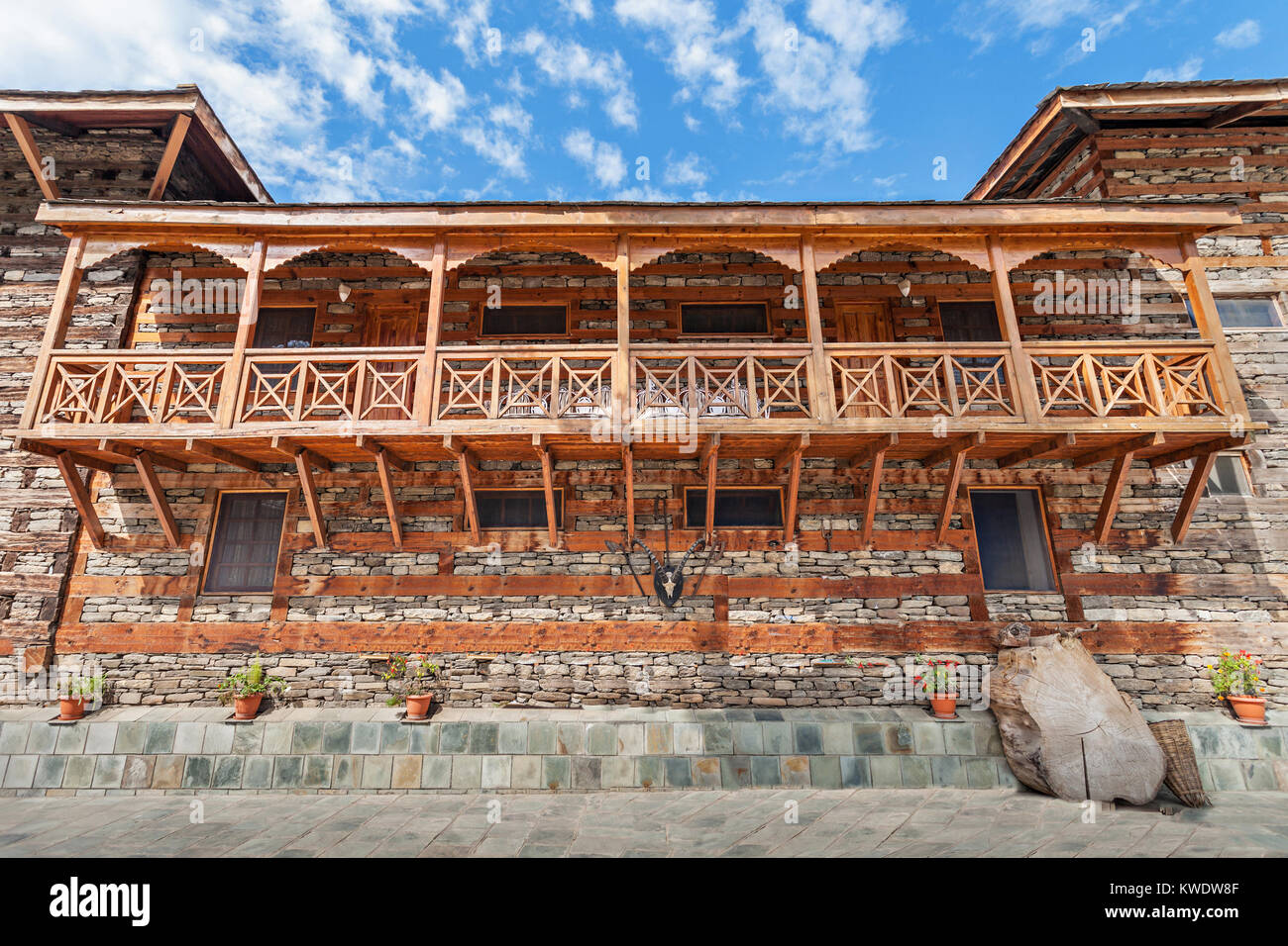Naggar Castle in Naggar, Himachal Pradesh, India Stock Photo - Alamy