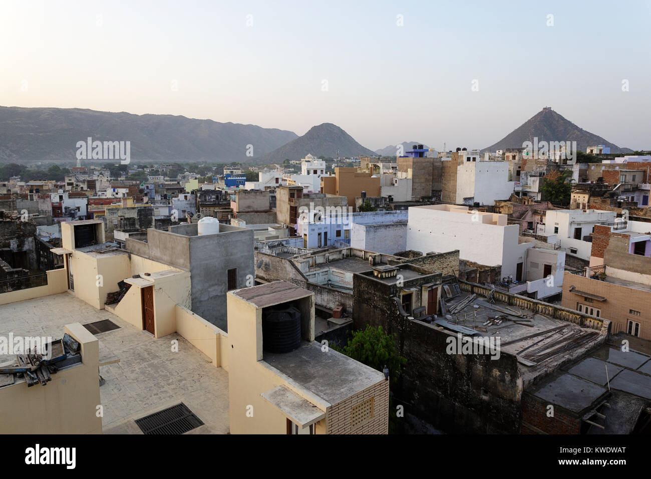 Indian rooftop view hi-res stock photography and images - Alamy