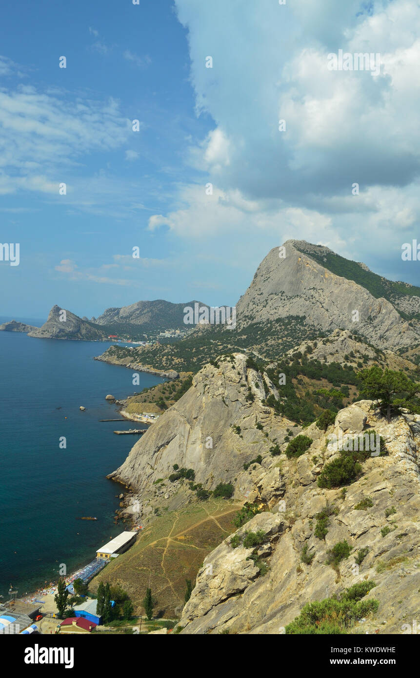 Beautiful natural landscape with mountain terrain Stock Photo - Alamy