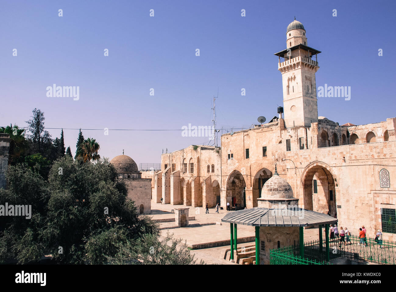 JERUSALEM, ISRAEL - AUGUST 05, 2010: Horizontal picture of brick wall ...