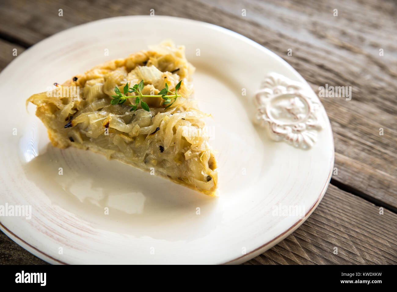 Provencal onion tart hi-res stock photography and images - Alamy