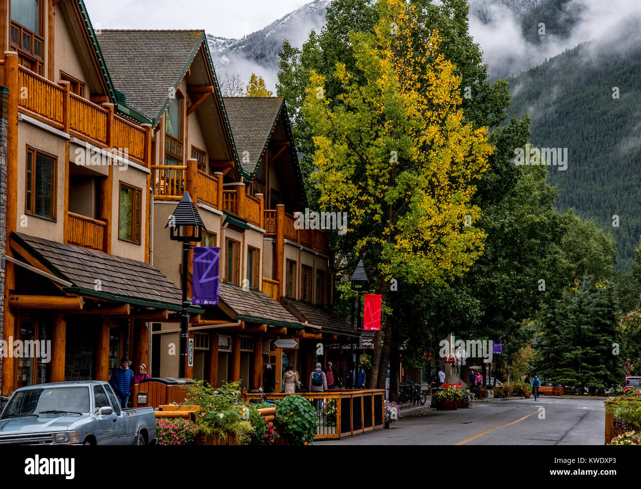 BANFF, ALBERTA / CANADA - SEPTEMBER 14 2017: BANFF Stock Photo - Alamy