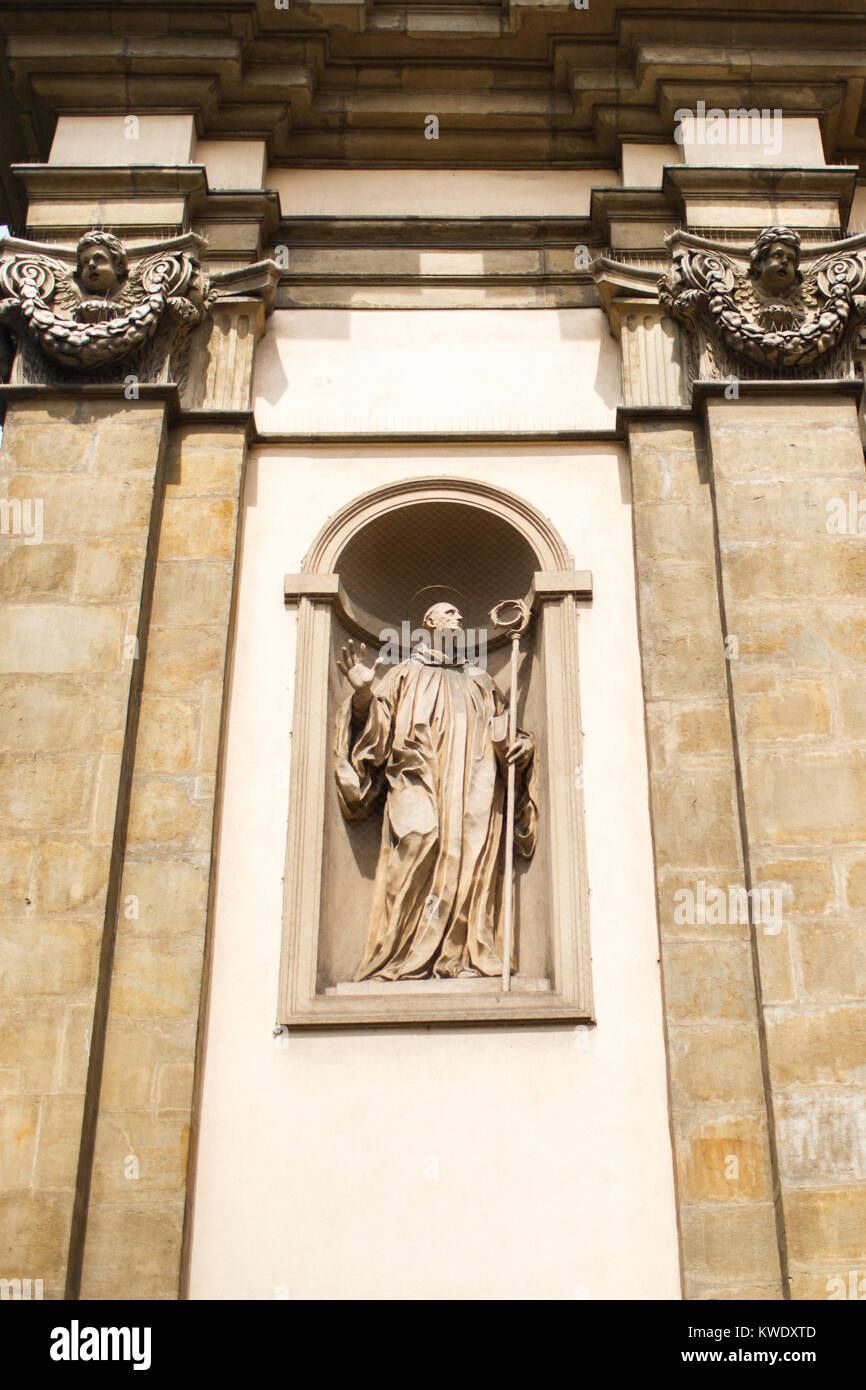 Stone sculpture in the front of a church Stock Photo - Alamy